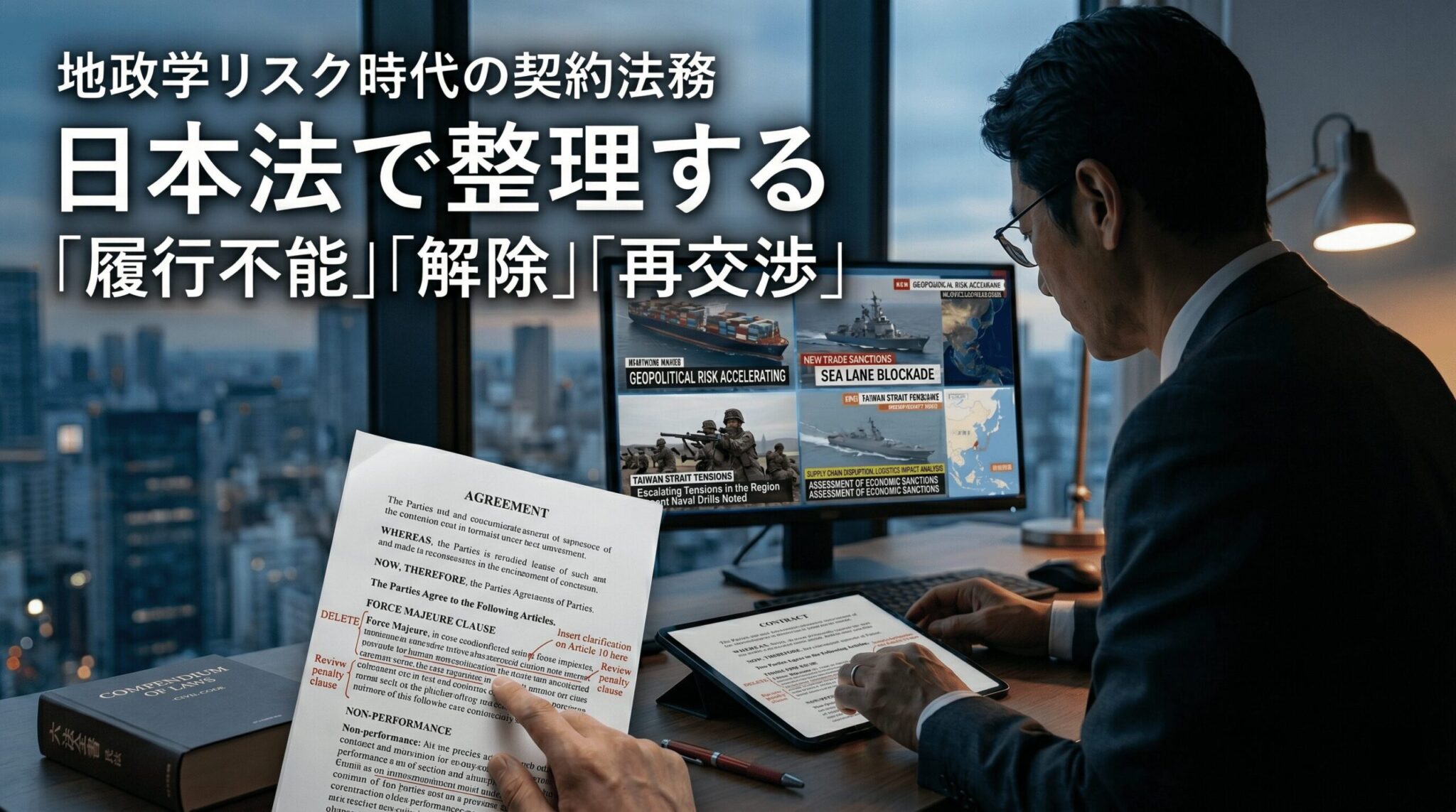 Geopolitical Risk & Contract Law in Japan: Impossibility, Termination ...